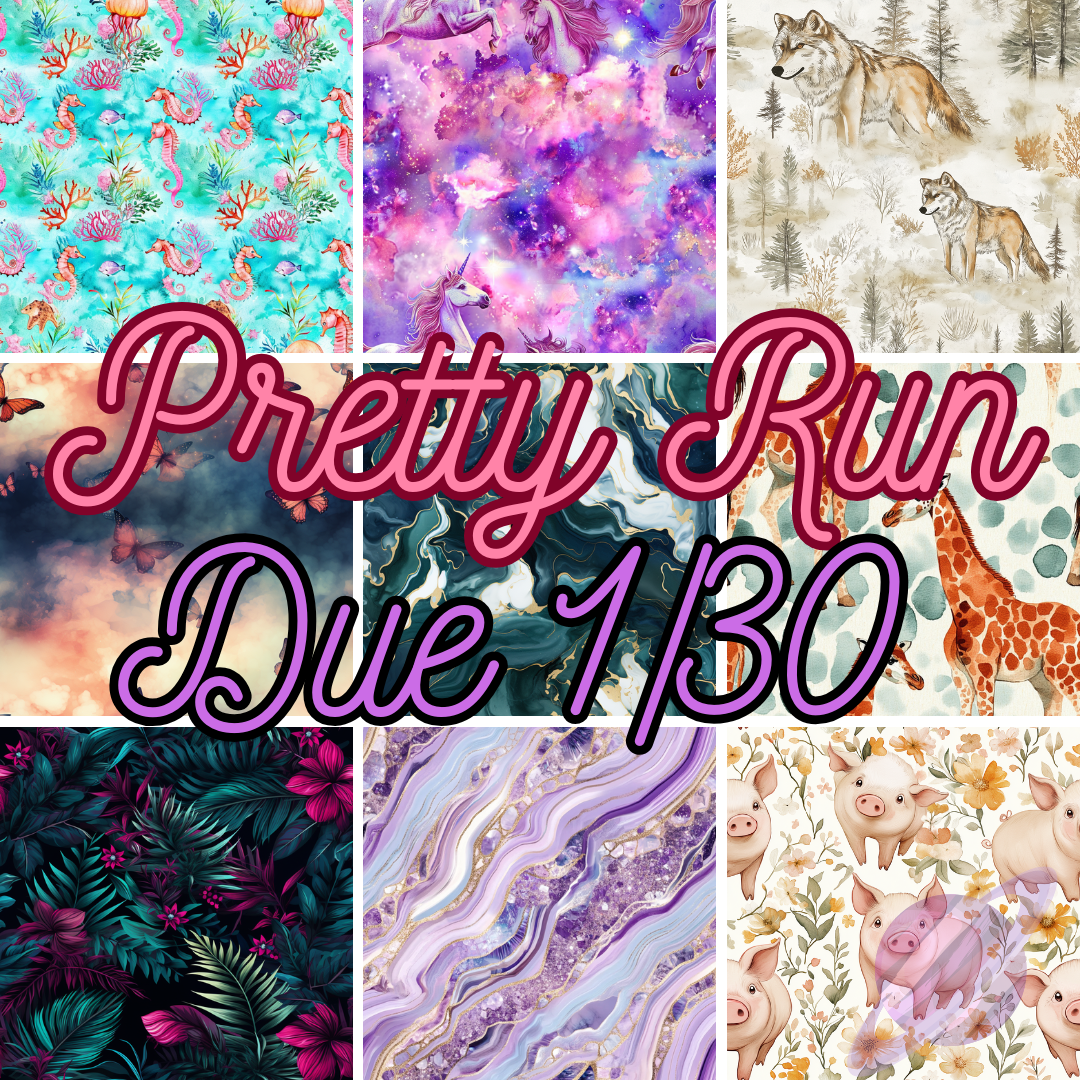 PRETTY RUN PREORDER CLOSING 1/30 – GCLLC DROP SHIPPING